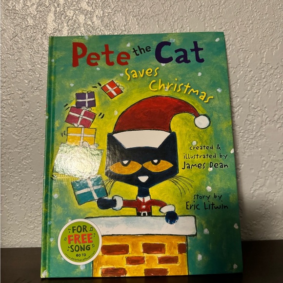 Toys | Pete The Cat Saves Christmas Book Green Cover | Poshmark